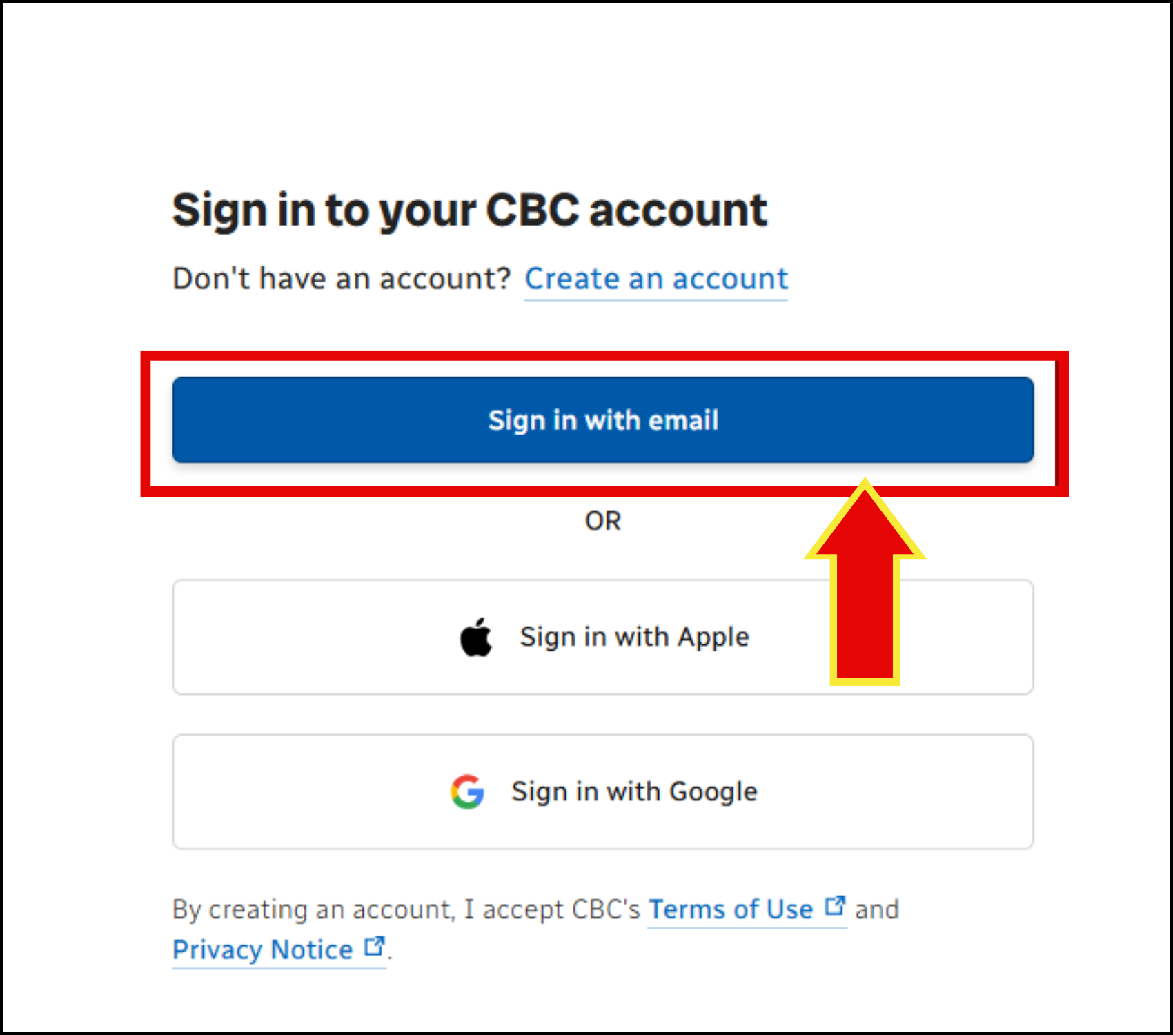 I forgot my CBC account password – CBC Help Centre