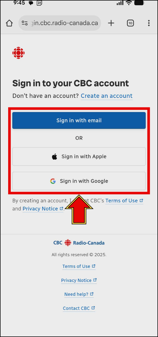 How do I log in to the CBC Gem app for Samsung TVs? – CBC Help Centre