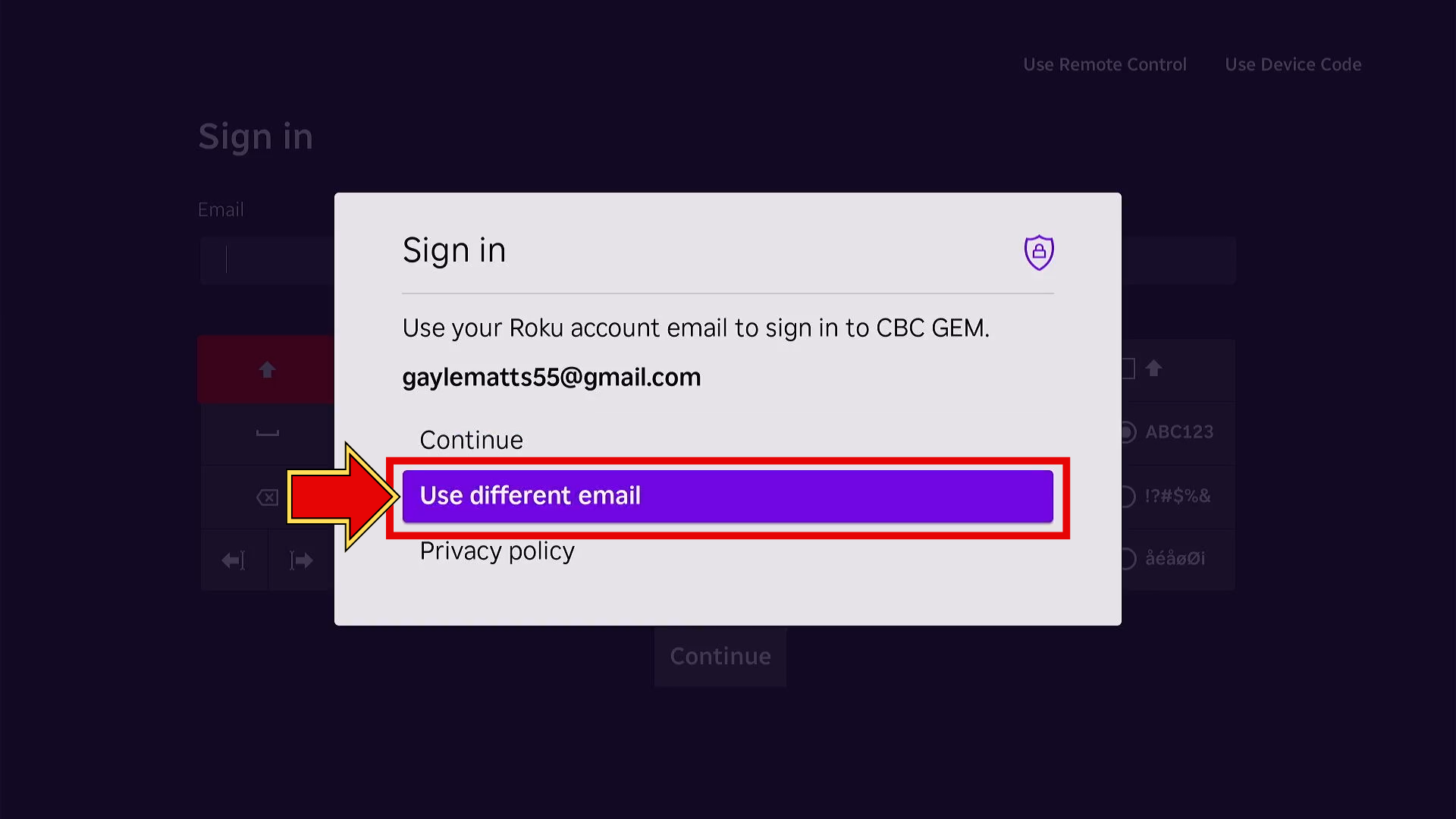 How do I log in to the CBC Gem app for Roku? – CBC Help Centre