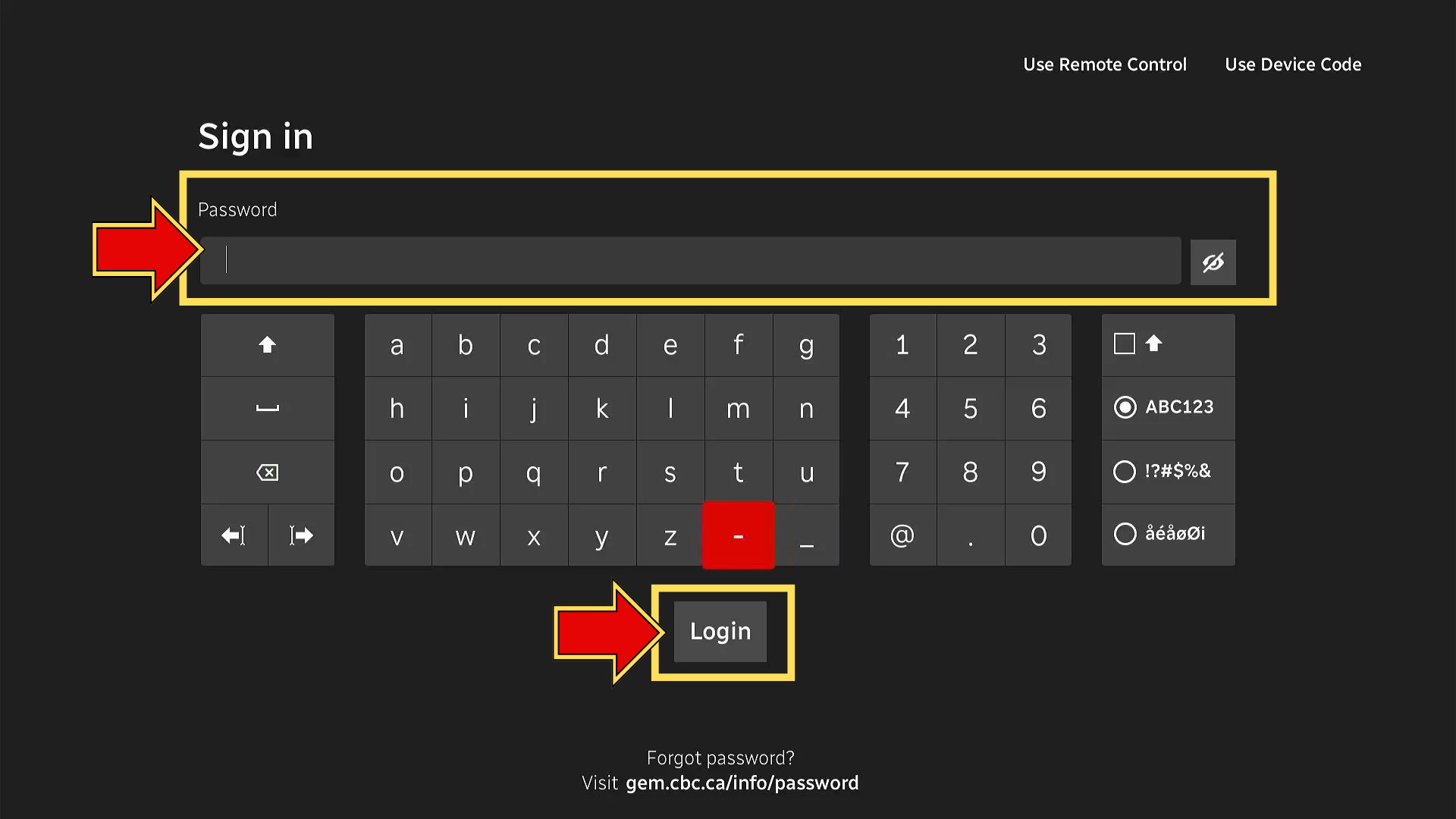 How do I log in to the CBC Gem app for Roku? – CBC Help Centre