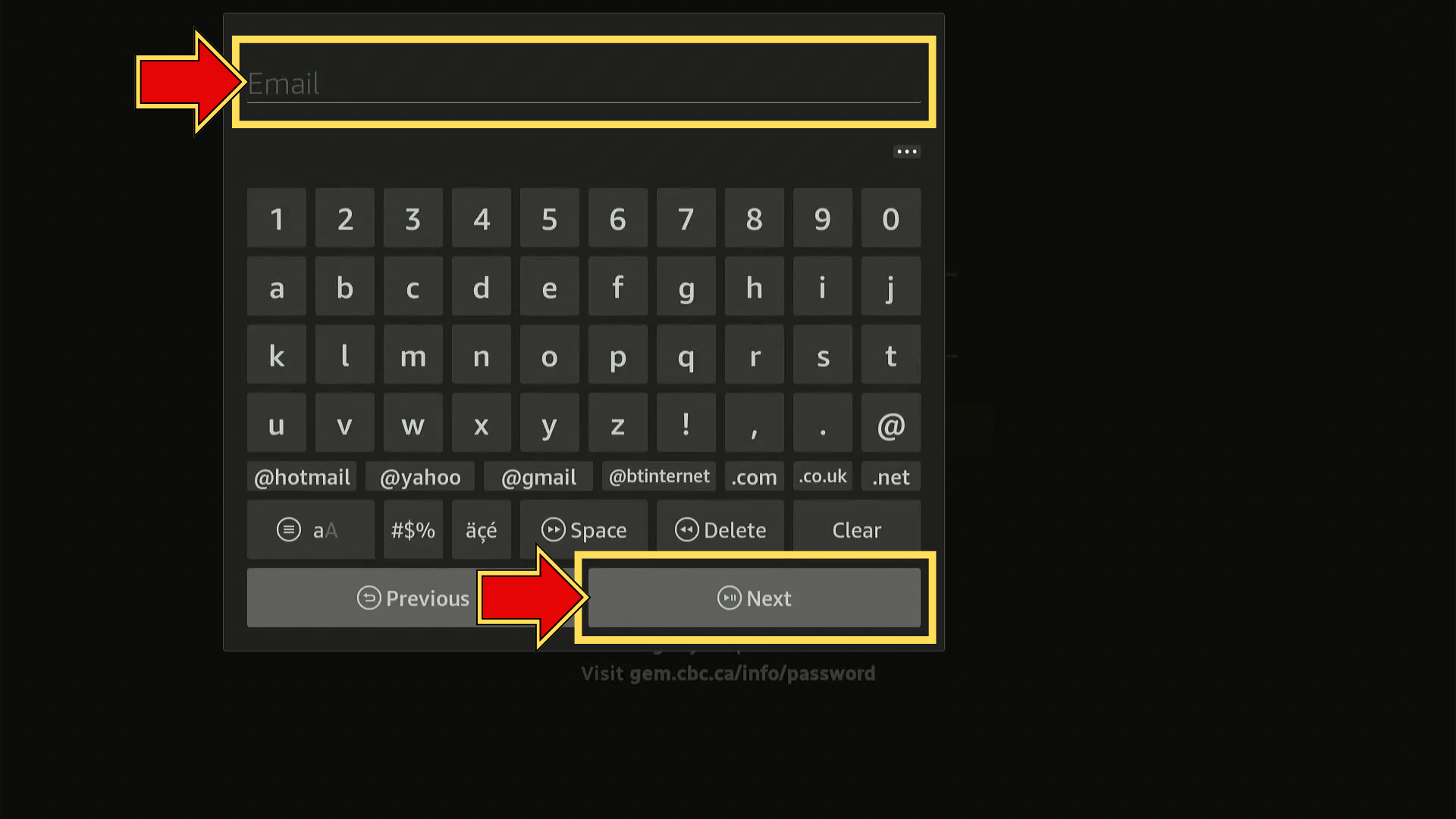 How do I log in to the CBC Gem app for Fire TV? – CBC Help Centre